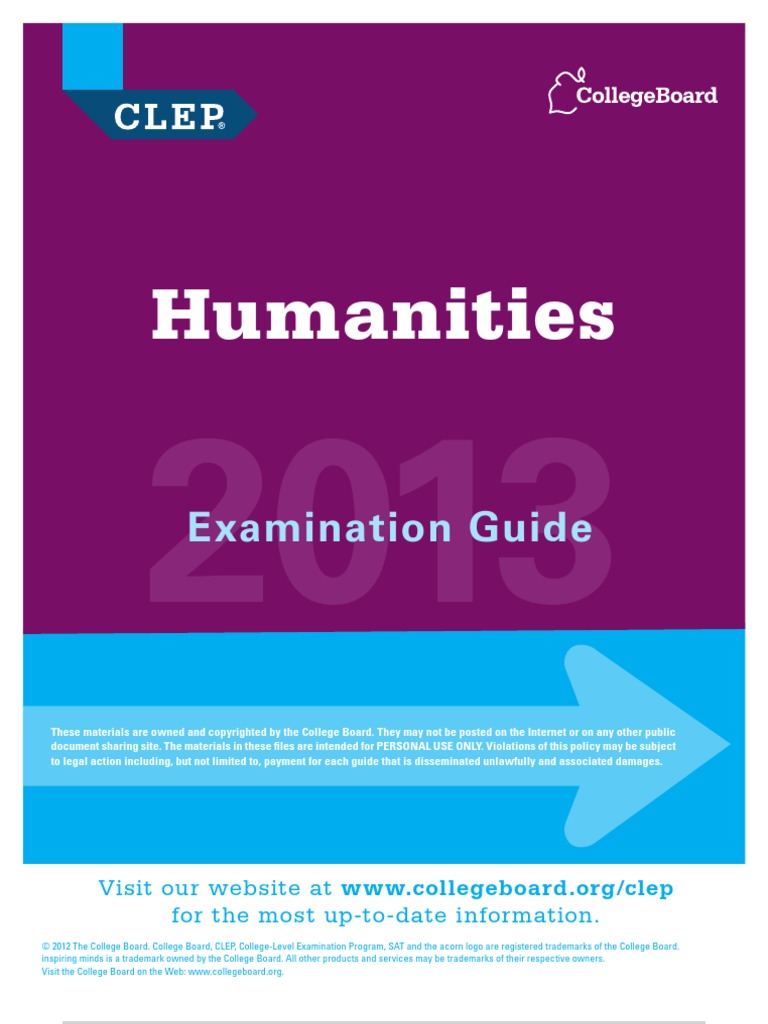 Humanities-1 | PDF | College Level Examination Program | Test (Assessment)