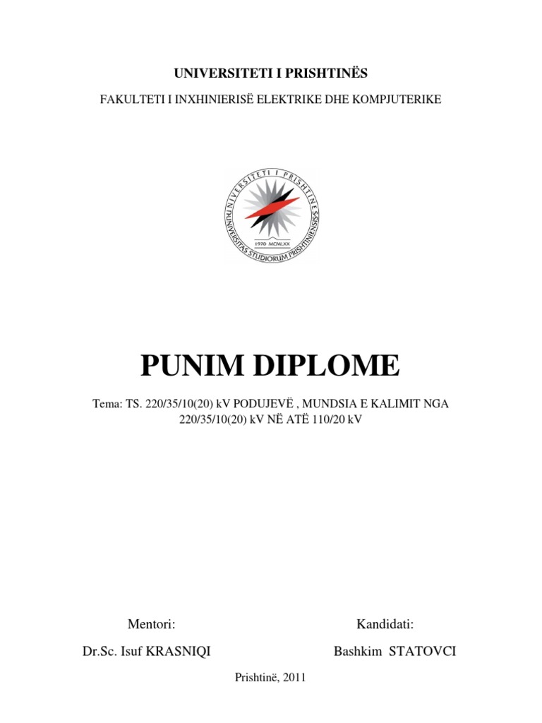 Punim Diplome, Bashkim Statovci | PDF