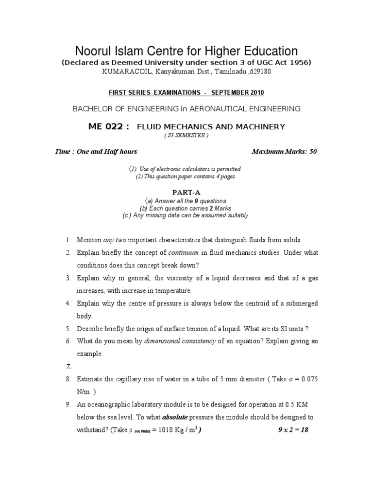 FM Question Paper | PDF | Technology & Engineering