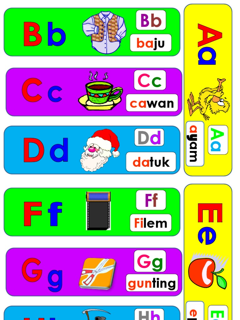 Kad GAMBAR ABC-z | PDF