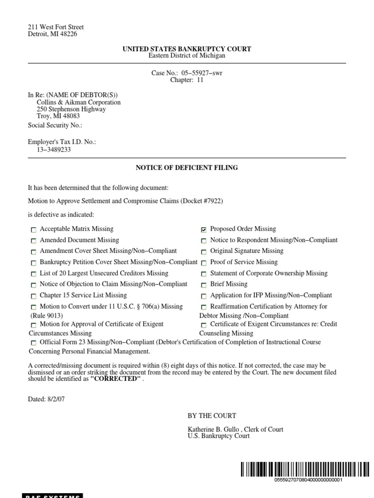 United States Bankruptcy Court | PDF | Bankruptcy | Government Information