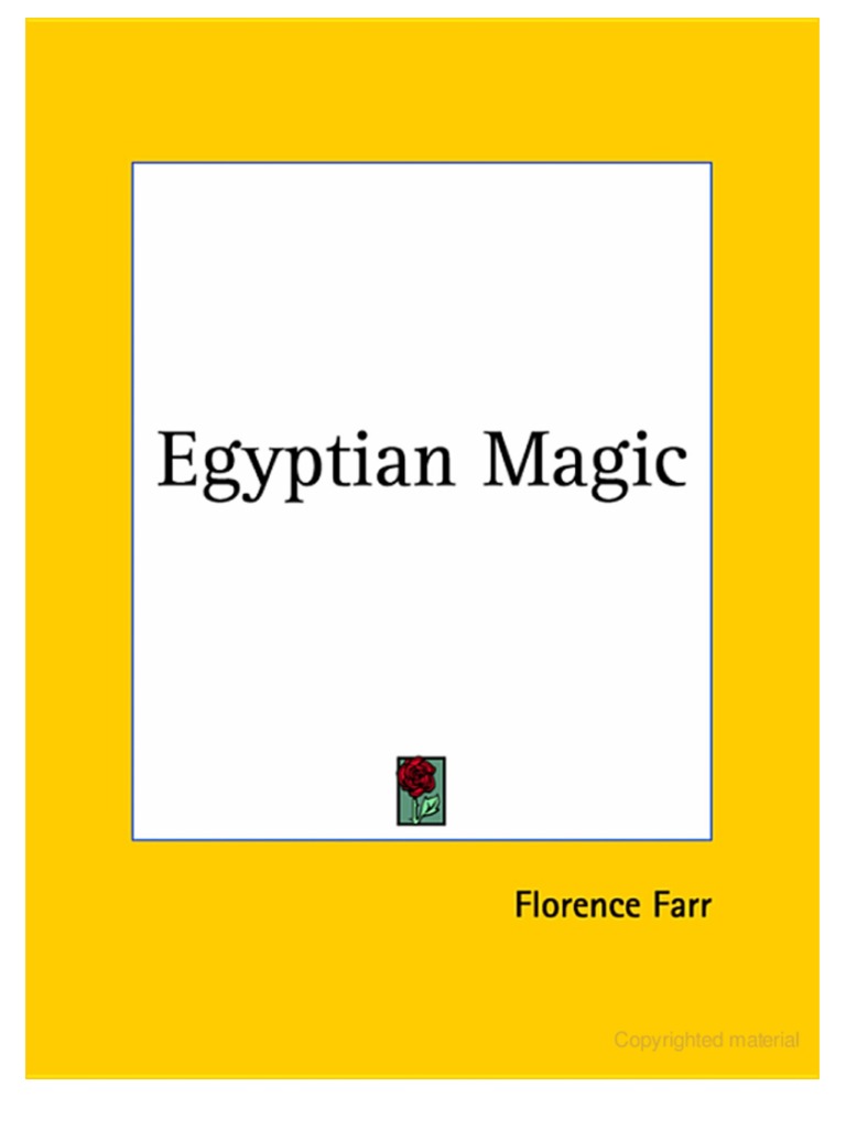 Florence Farr - Egyptian Magic | PDF