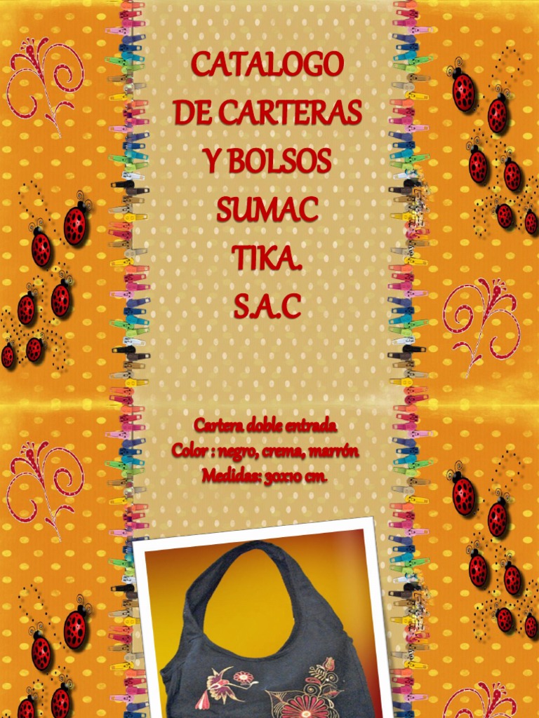Catalogo de Carteras y Bolsos | PDF