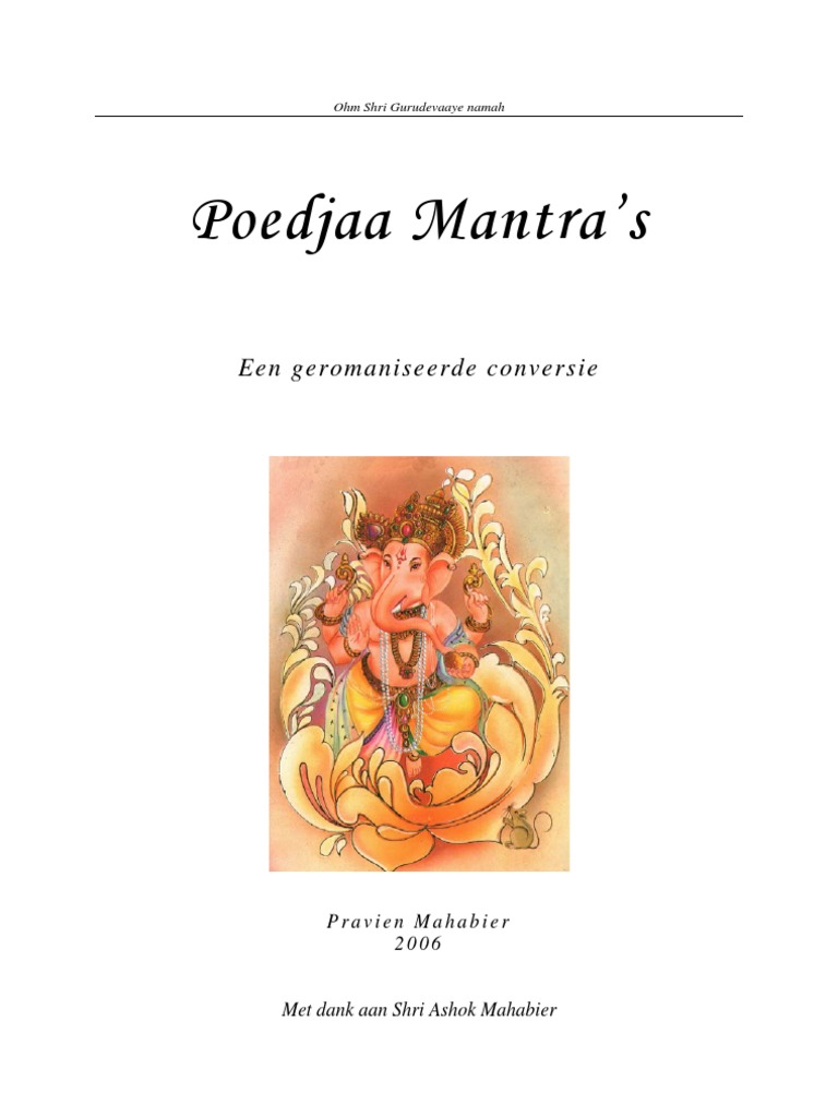 Poedja Mantra's v1.19 | PDF