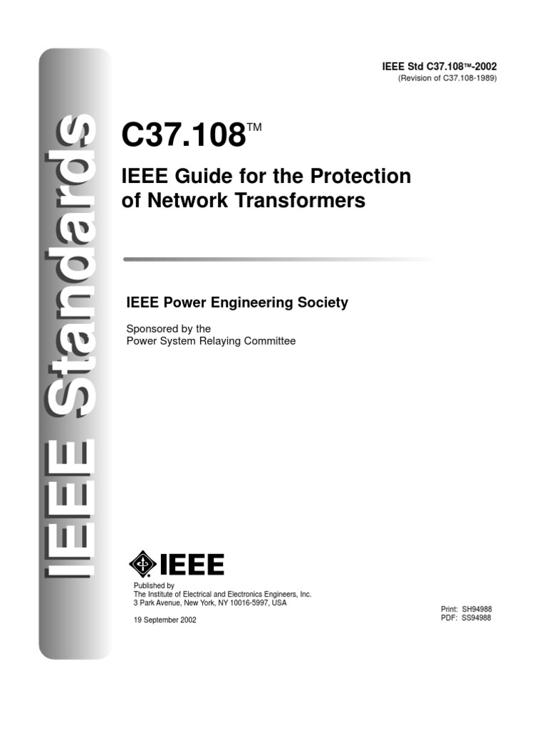 IEEE C37 (1) .108-1989 Transformers | PDF | Fuse (Electrical ...