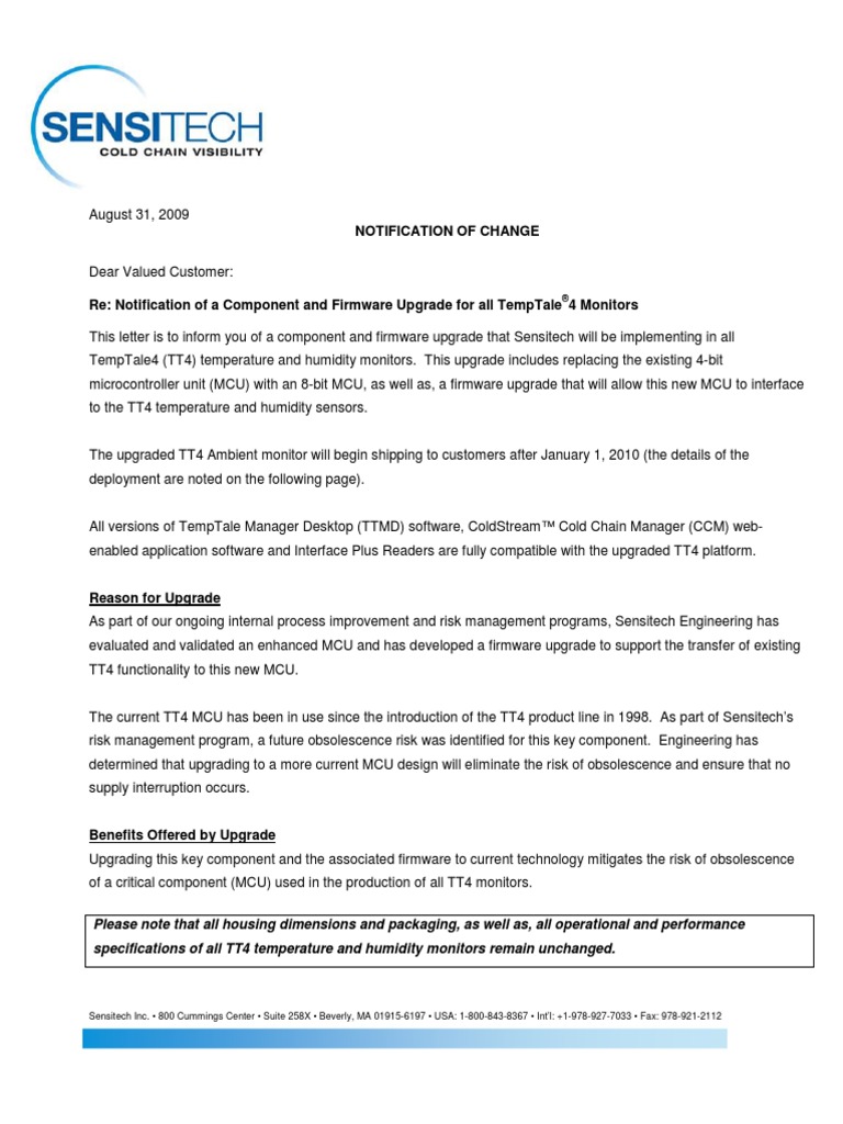 Ok I Port Notification Letter 082709 | PDF | Microcontroller | Systems ...