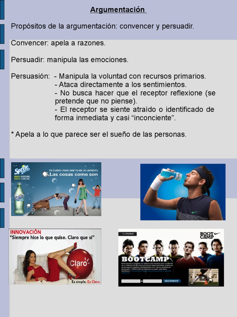 Publicidad | PDF | Persuasión | Teoría de la argumentación
