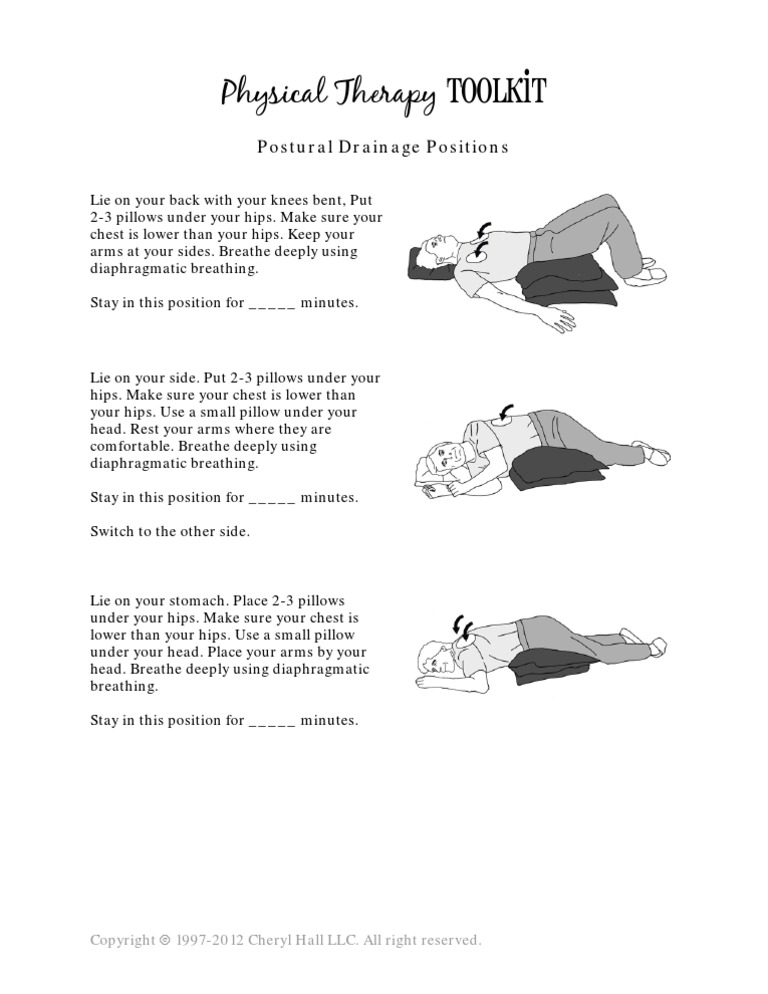Postural Drainage Positions | PDF