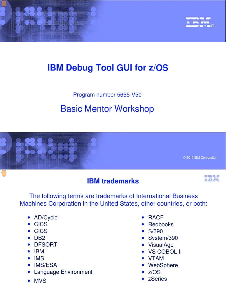 Debug Tool GUI v11 Basic Mentor Workshop-00 | PDF | Graphical User ...