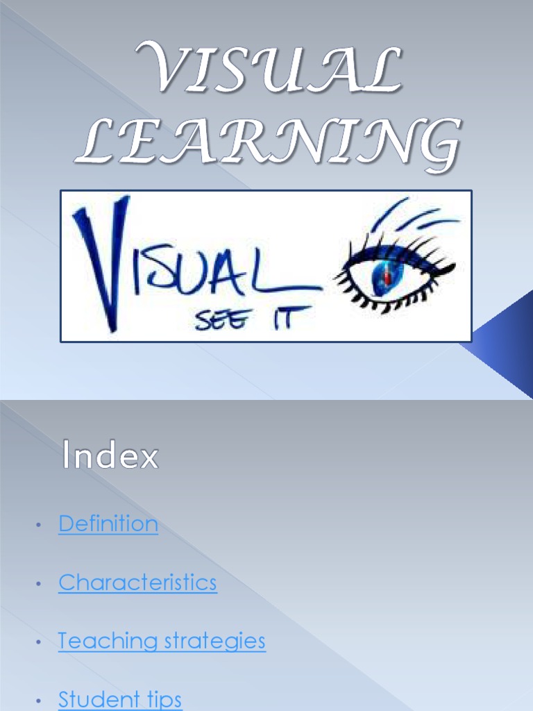 Visual Learner | PDF | Body Language | Attention