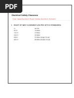 Minimum Electrical Clearance As Per BS | PDF