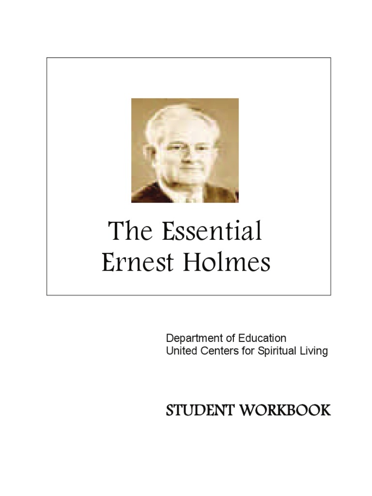 Essential Ernest Student Workbook | PDF | Religious Science | Meditation