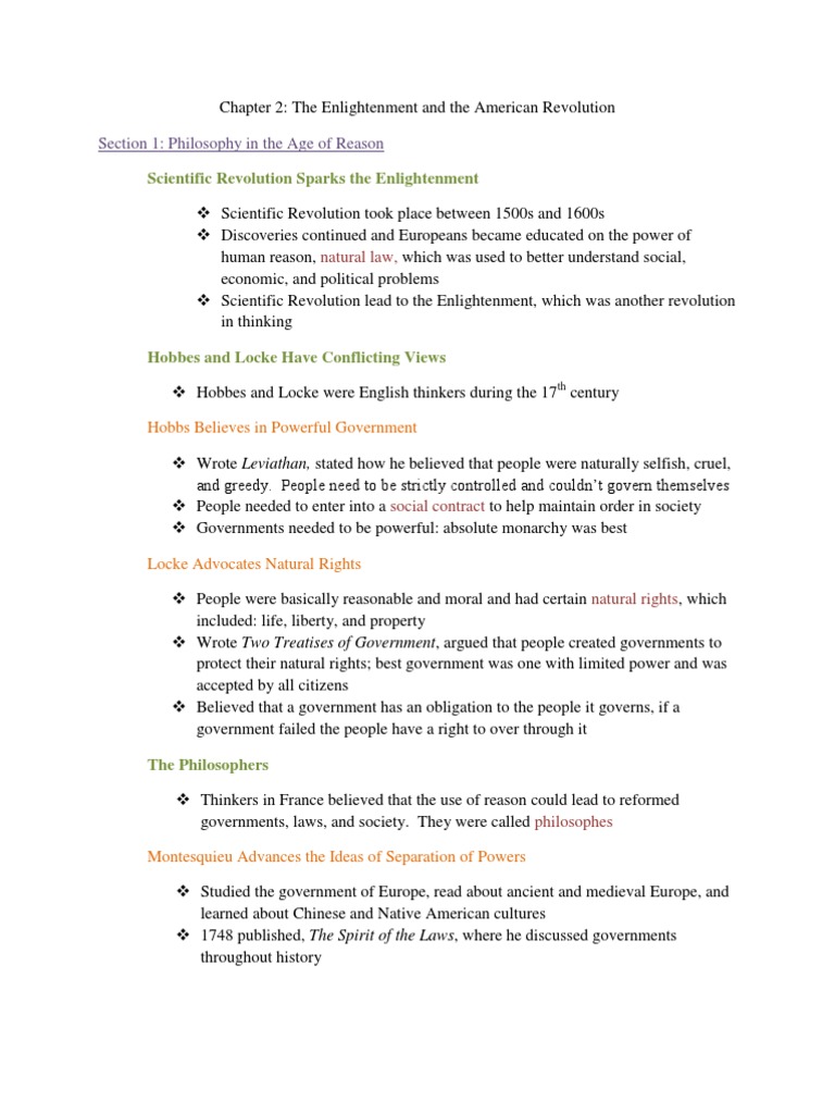 Enlightenment's Impact on Society | PDF | United States Declaration Of ...