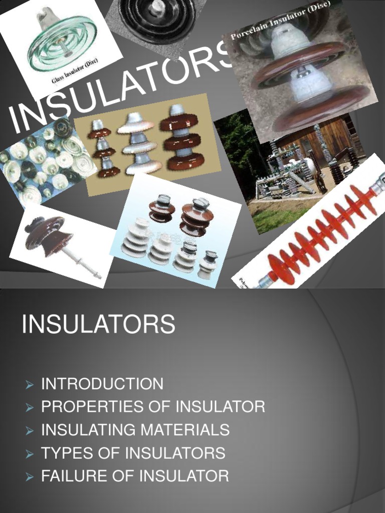 Insulators | PDF | Insulator (Electricity) | Capacitor