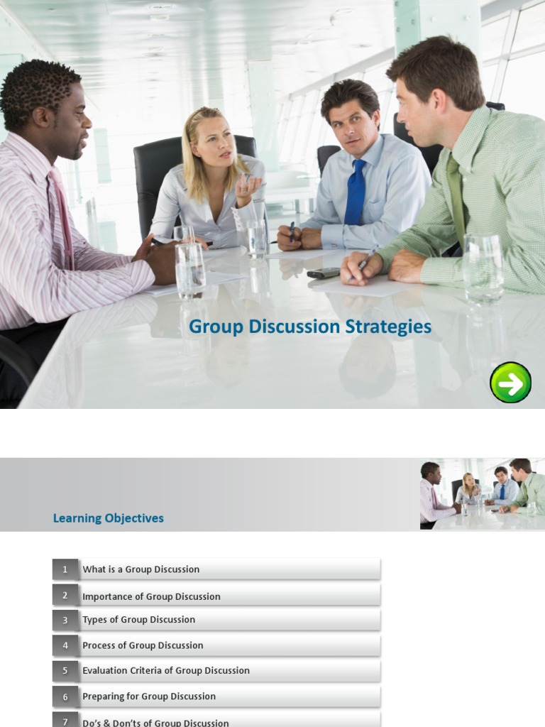 Group Discussion Strategies | PDF | Case Study | Leadership