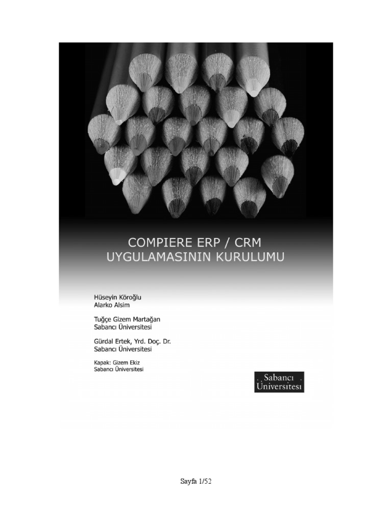 Compiere ERP / CRM Uygulamasının Kurulumu | PDF