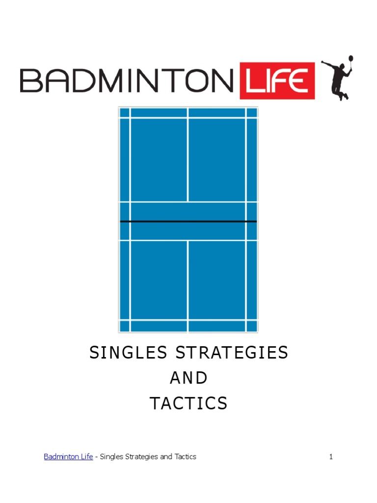 Badminton - Singles Strategies and Tactics | PDF | Sports | Leisure