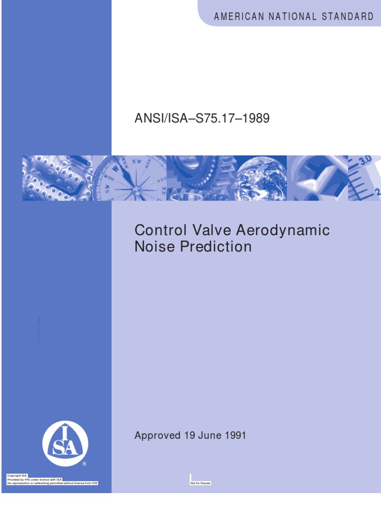 Isa 75.17 Control Valve Aerodynamic Noise Prediction | PDF ...