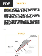 Partes de un Talud y su Definición | PDF