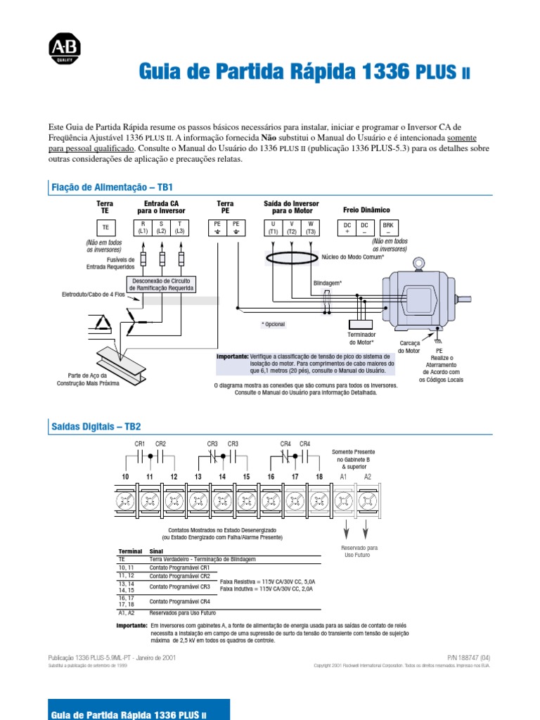 Allen Bradley 1336 PLUS-5.9ML-PT | PDF | Interface de usuário | Choque ...