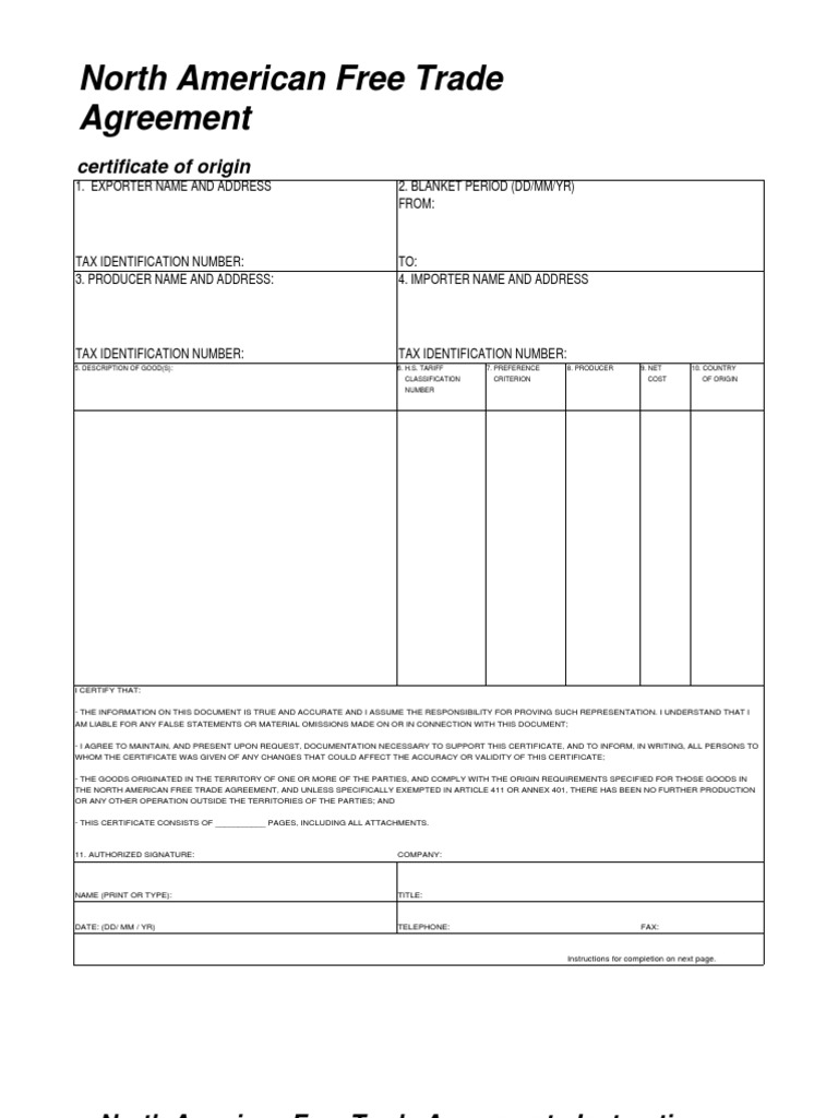 Nafta | PDF | Identity Document | Taxes