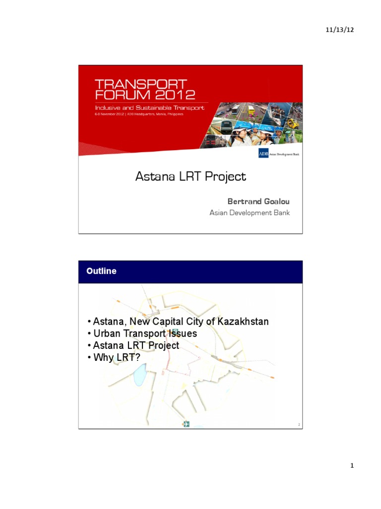 (A4) GOALOU Bertrand - Astana LRT | PDF | Light Rail | Public Transport