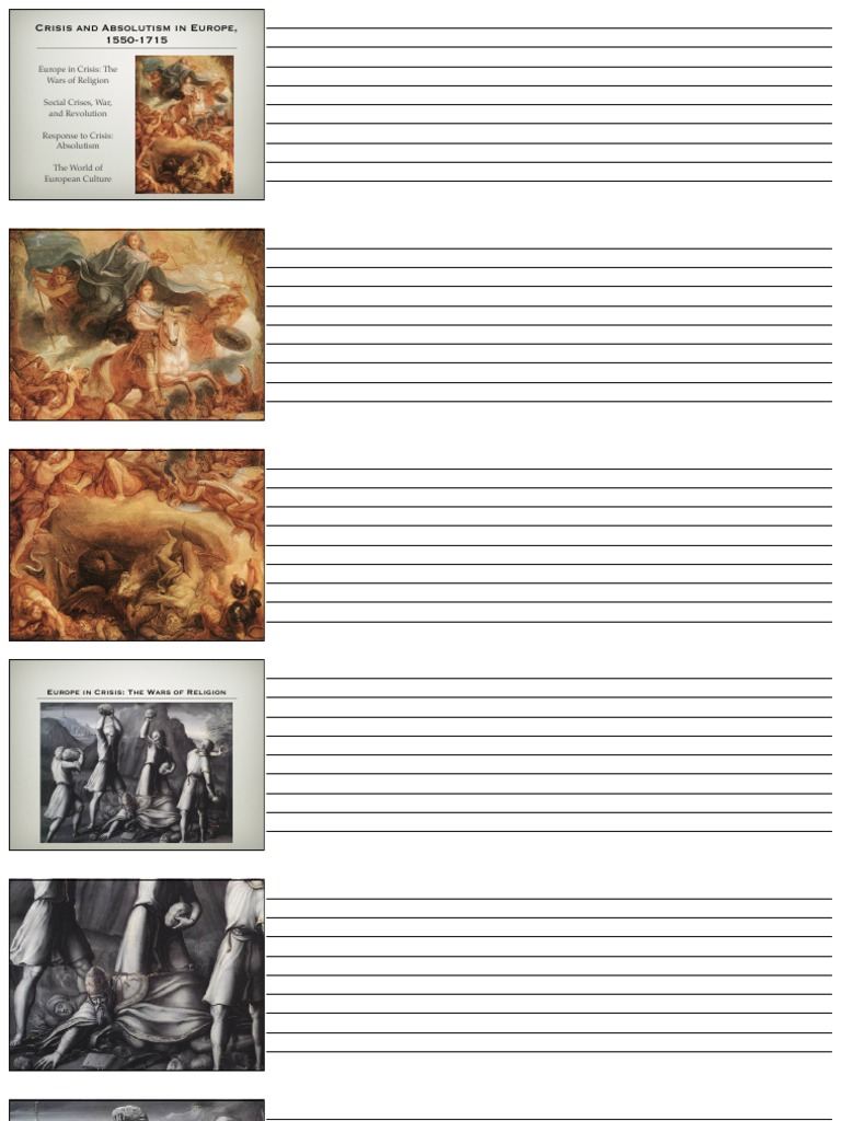 Crisis and Absolutism in Europe, 1550-1715 | PDF | Huguenot | Monarchy