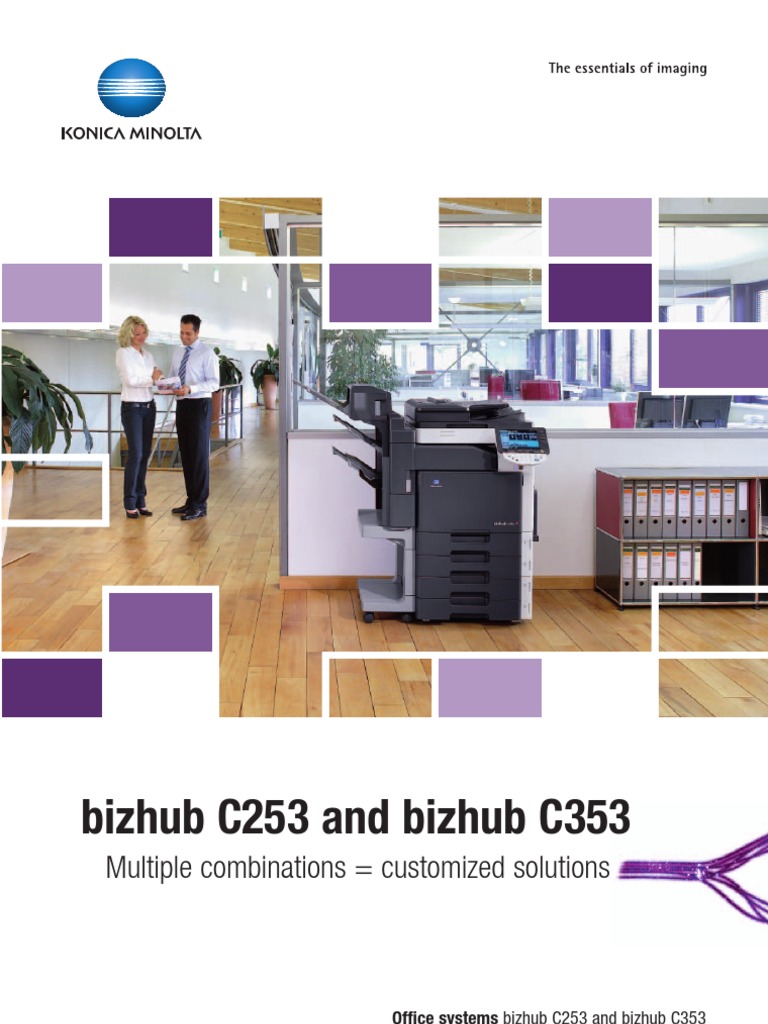 Bizhub C253 C353 Brochure | PDF