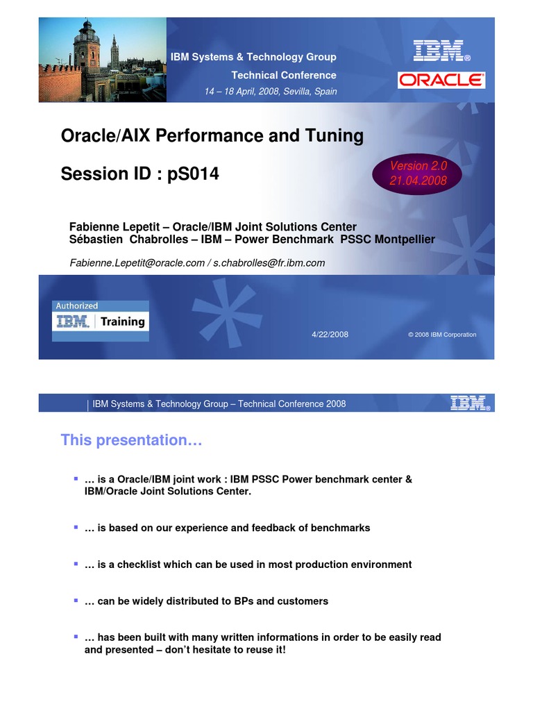 Oracleaix Performance And Tuning Pdf Business 
