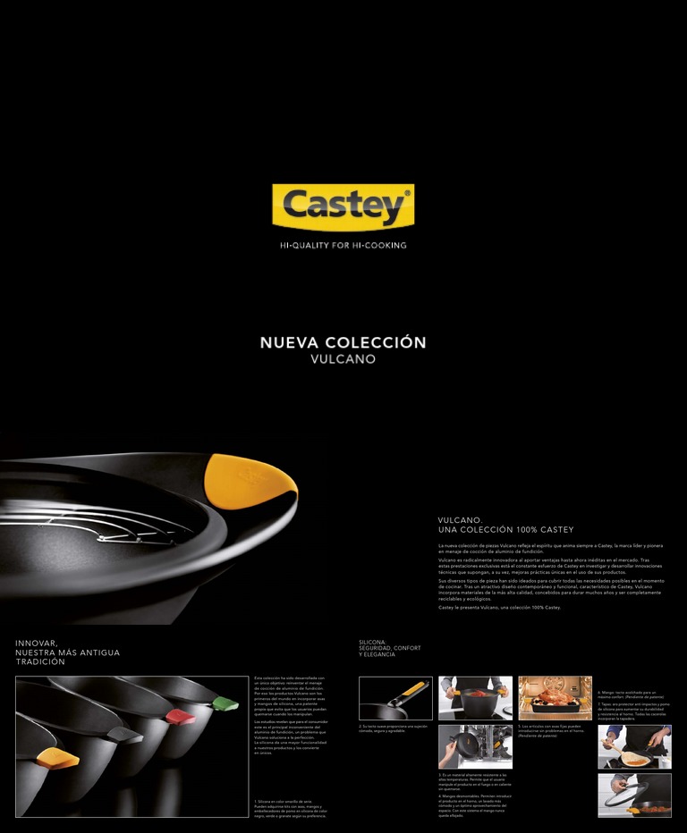 Folder Castey Vulcano Esp | PDF | Uso eficiente de energía | Aluminio
