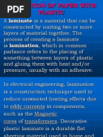 Lamination Techniques and Materials Guide | PDF | Adhesive | Lamination