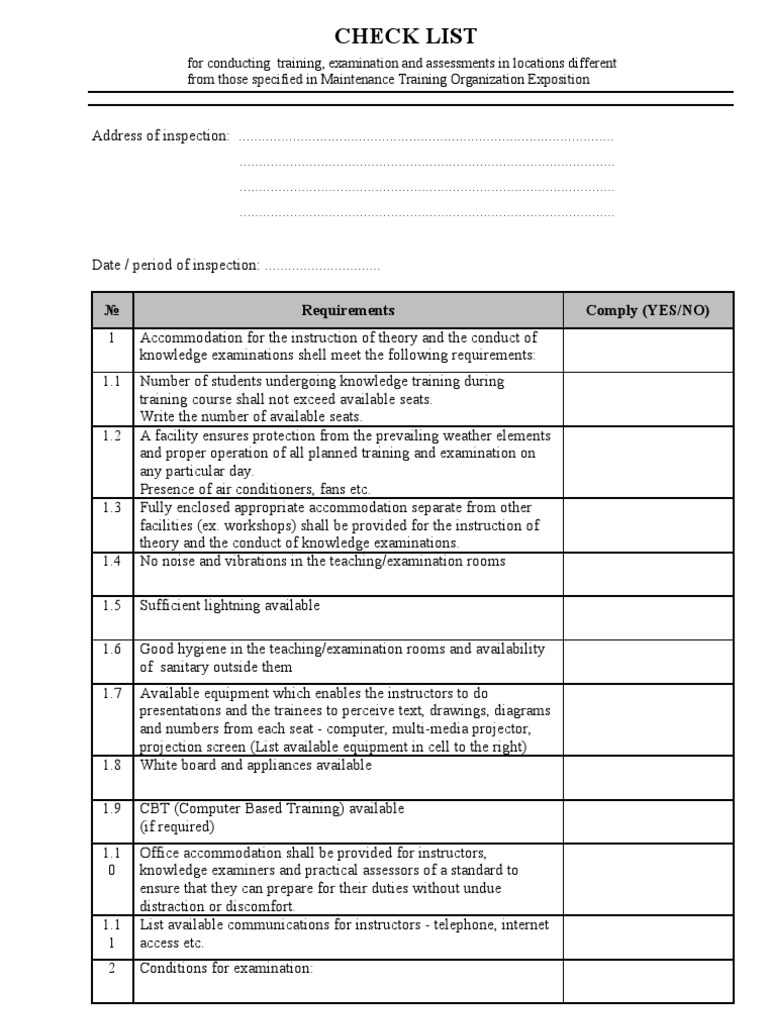 Check List Course Address | PDF | Educational Technology | Test ...