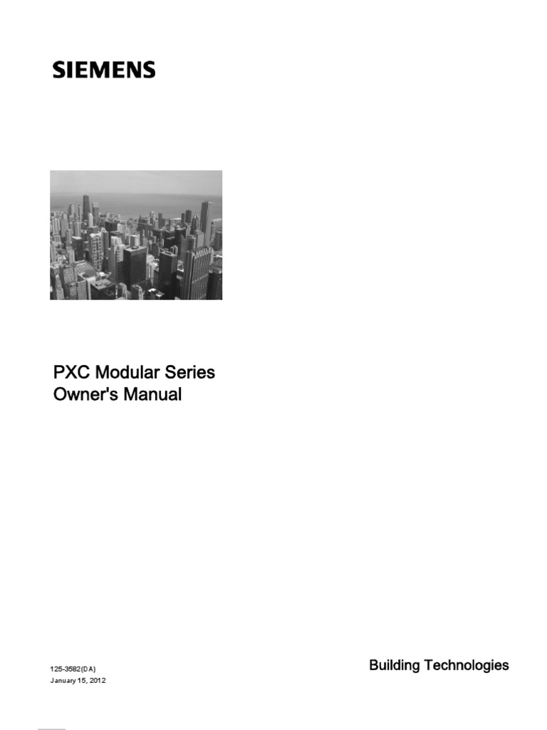 PXC Modular Series Owner S Manual A6V10302089 Us en | PDF | Computer ...