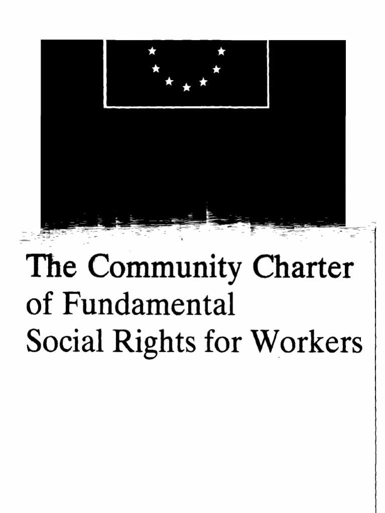 Community Charter of Workers' Rights | PDF | Employment | European Union
