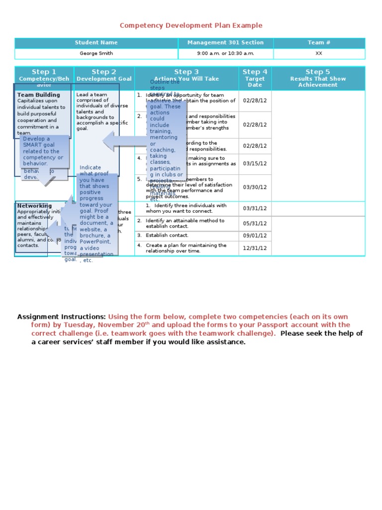 Competency Development Plan Template | PDF