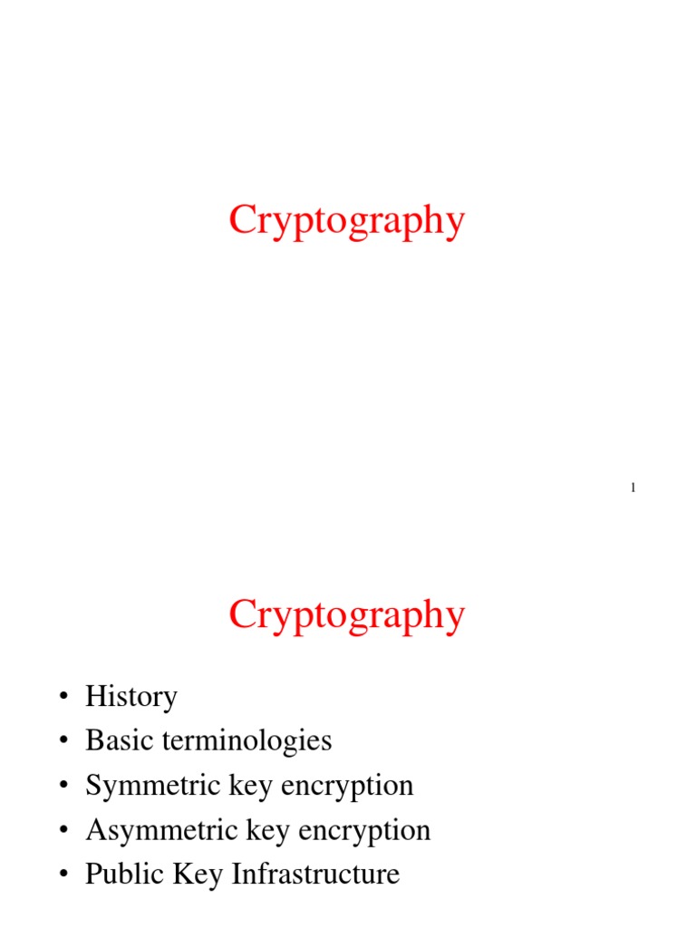 Cryptography | PDF | Cryptography | Key (Cryptography)