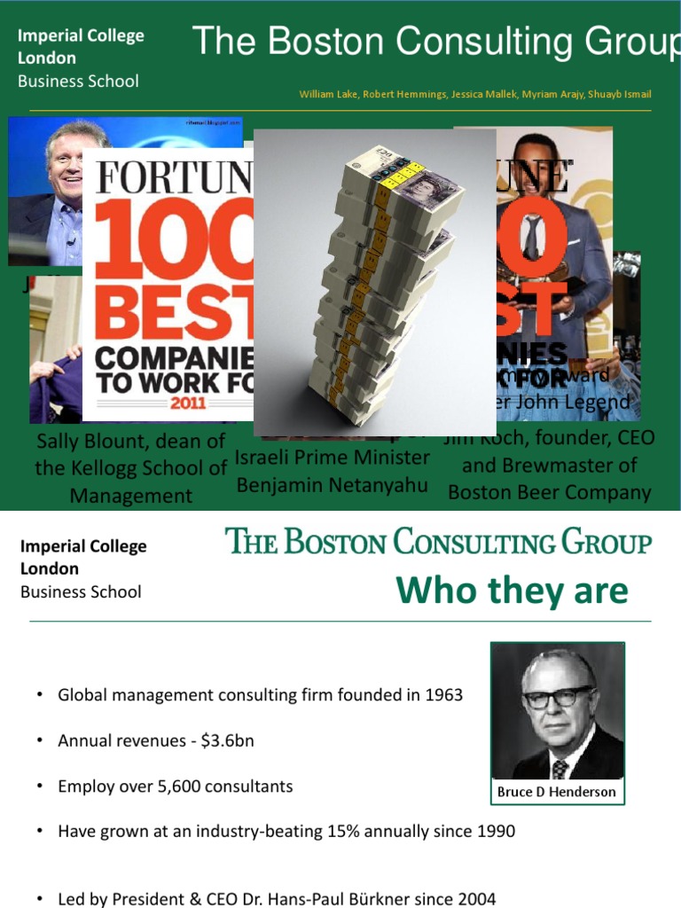 BCG Presentation - Compiled | PDF | Business | Labour