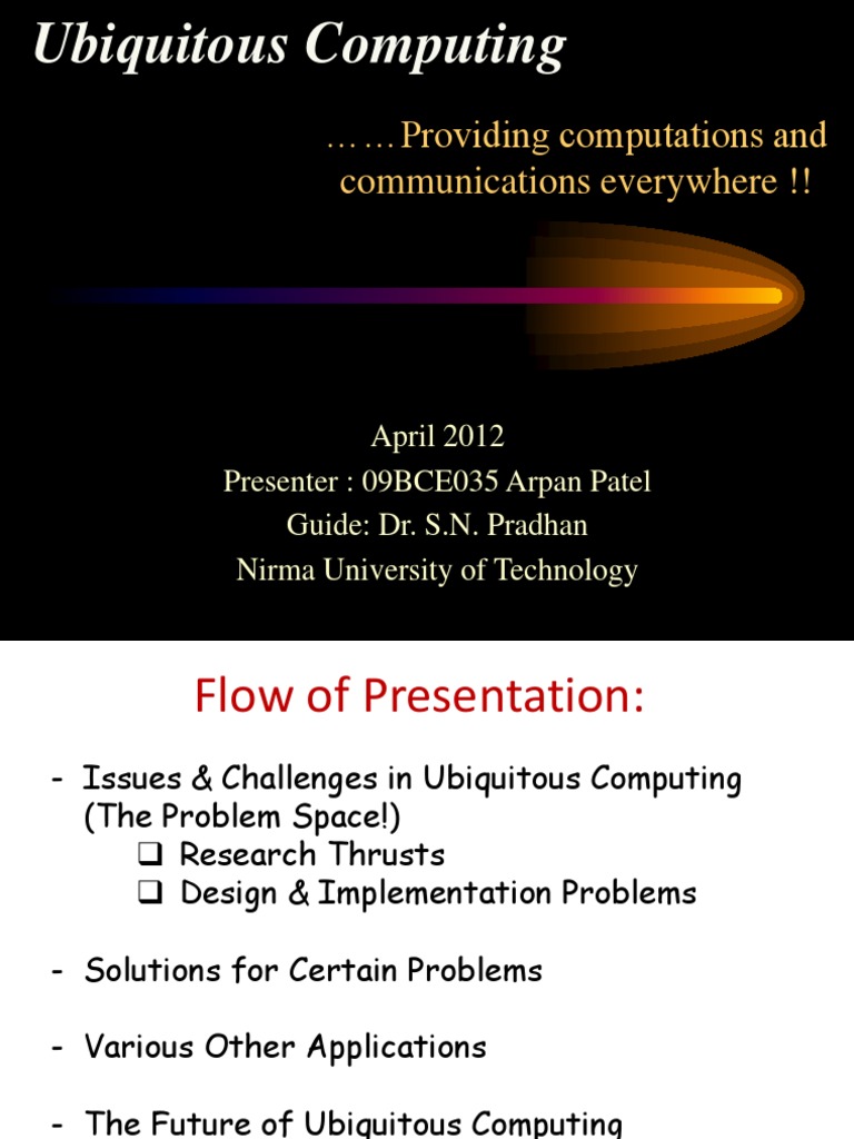 Ubiquitous Computing 2 (Problems & Future) | PDF | Biometrics ...