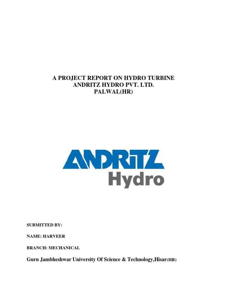 An Insight into the Manufacturing Process of Hydro Turbines at Andritz ...