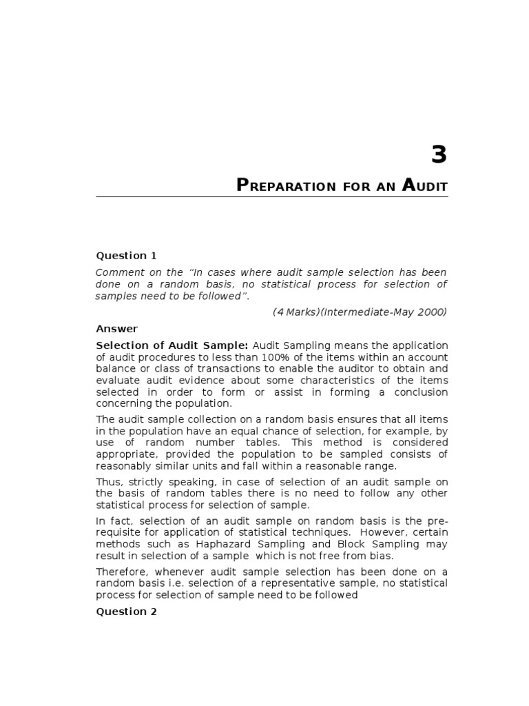 Preparation For An Audit | PDF | Financial Audit | Internal Control