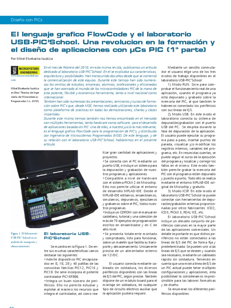 Menus Con Flowcode | PDF | Programa de computadora | Programación