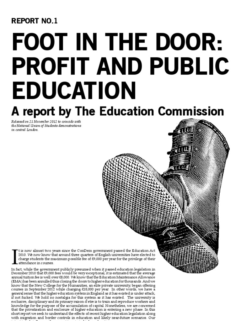 UK Education Commission Report 1 | PDF | Public University | University