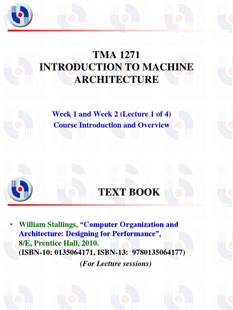 Week 1 and Week 2 - Lecture 1 of 4v1 | PDF | Computer Data Storage ...