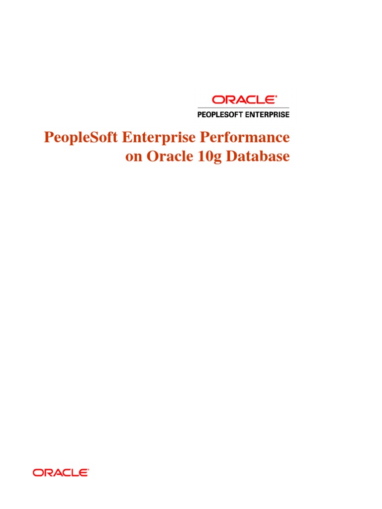 Oracle Perf | PDF