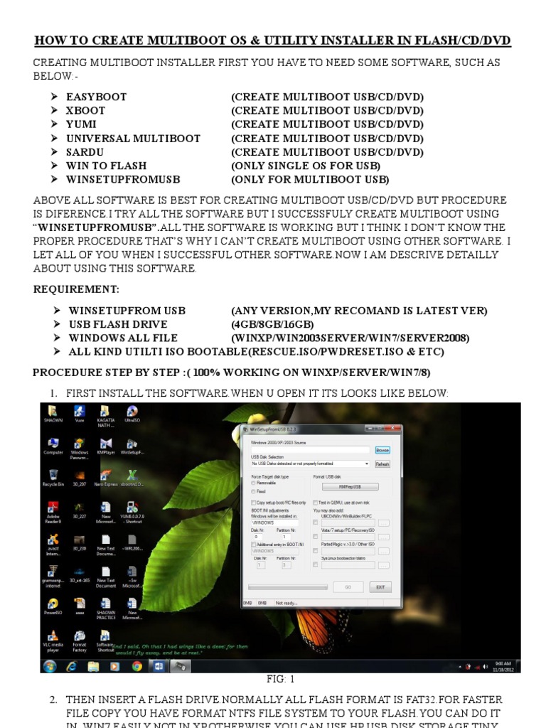 Make Multiboot Usb Using Winsetupfromusb | PDF | Usb Flash Drive | Booting