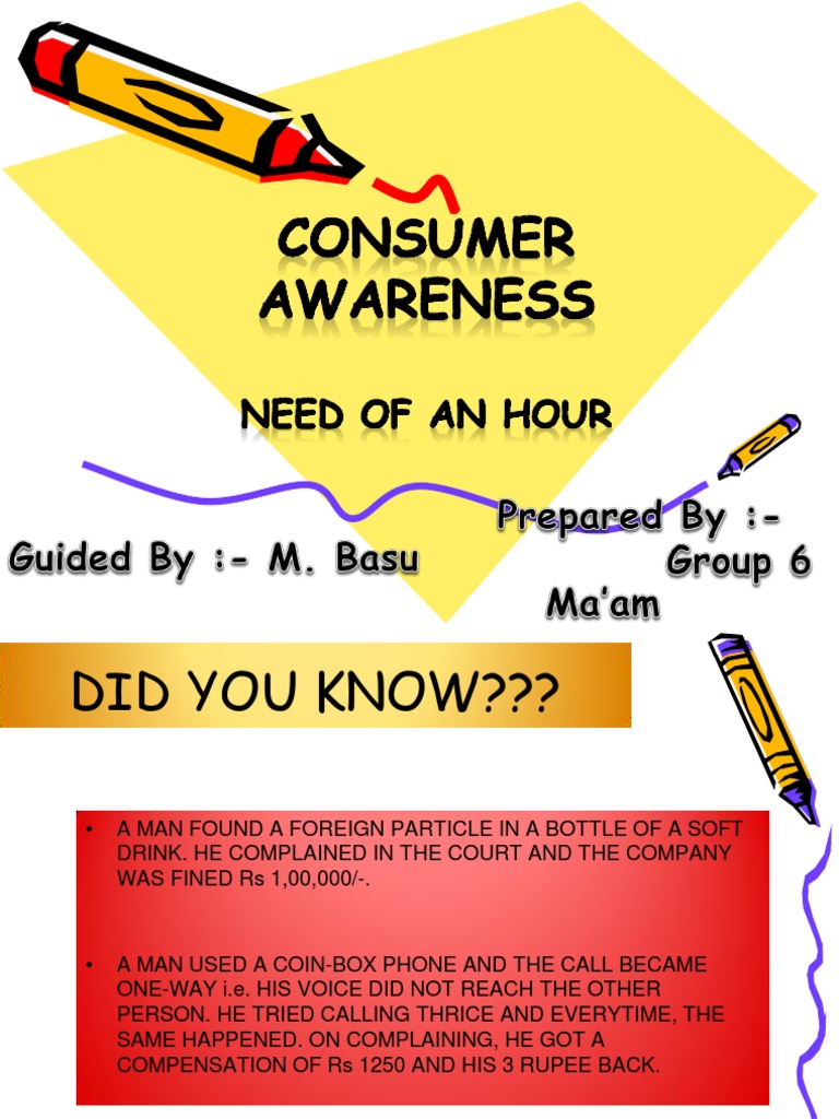 Consumer Awareness | Complaint | Packaging And Labeling