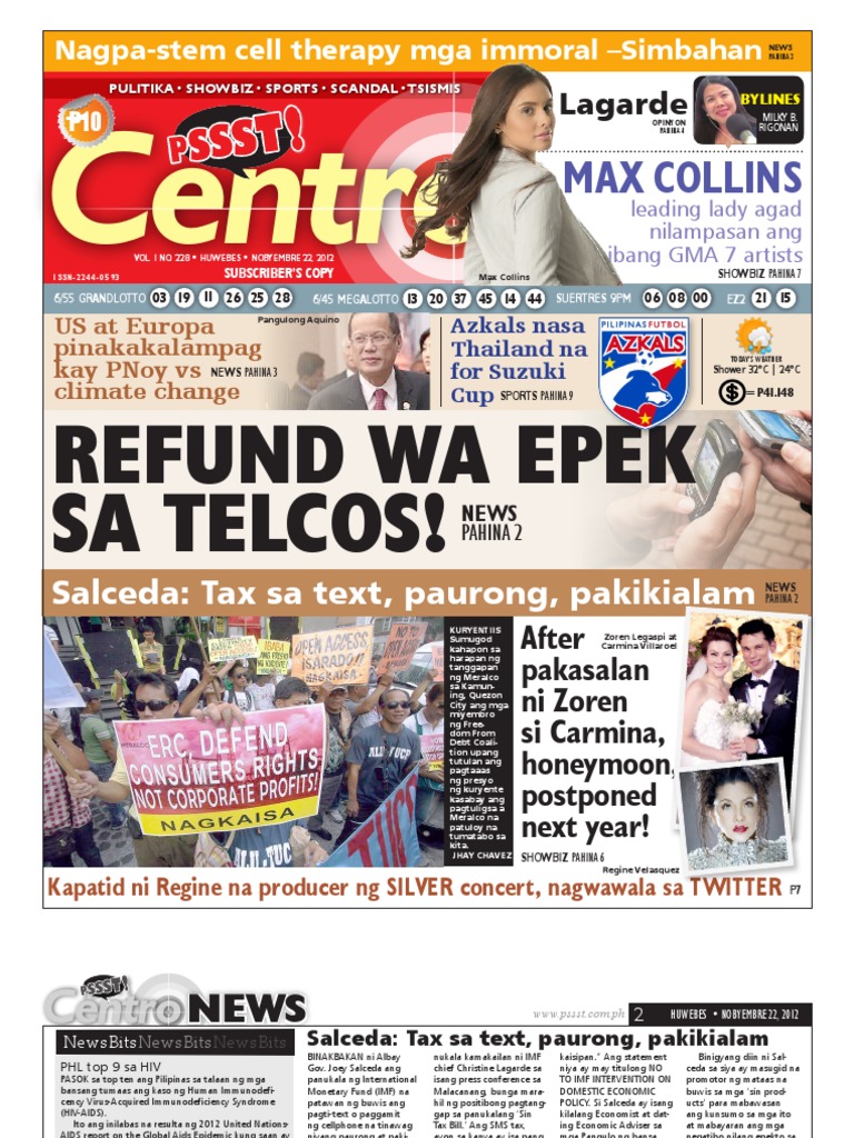 PSSST Nov 22 2012 Issue | PDF