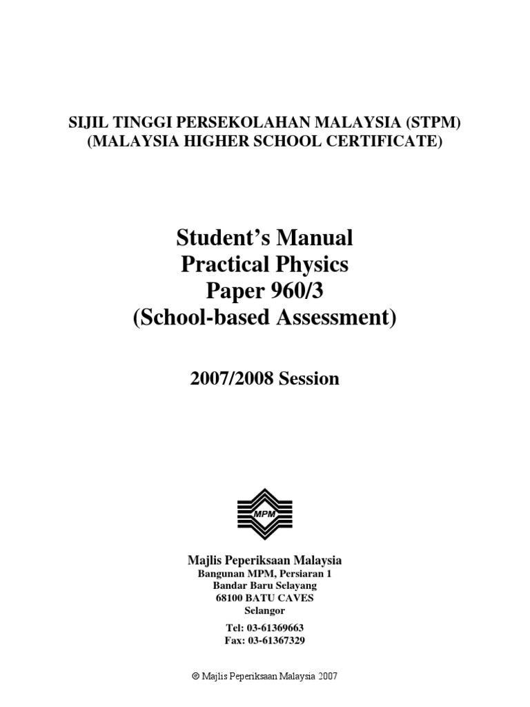 Students Manual | PDF | Teaching Methods & Materials | Science ...