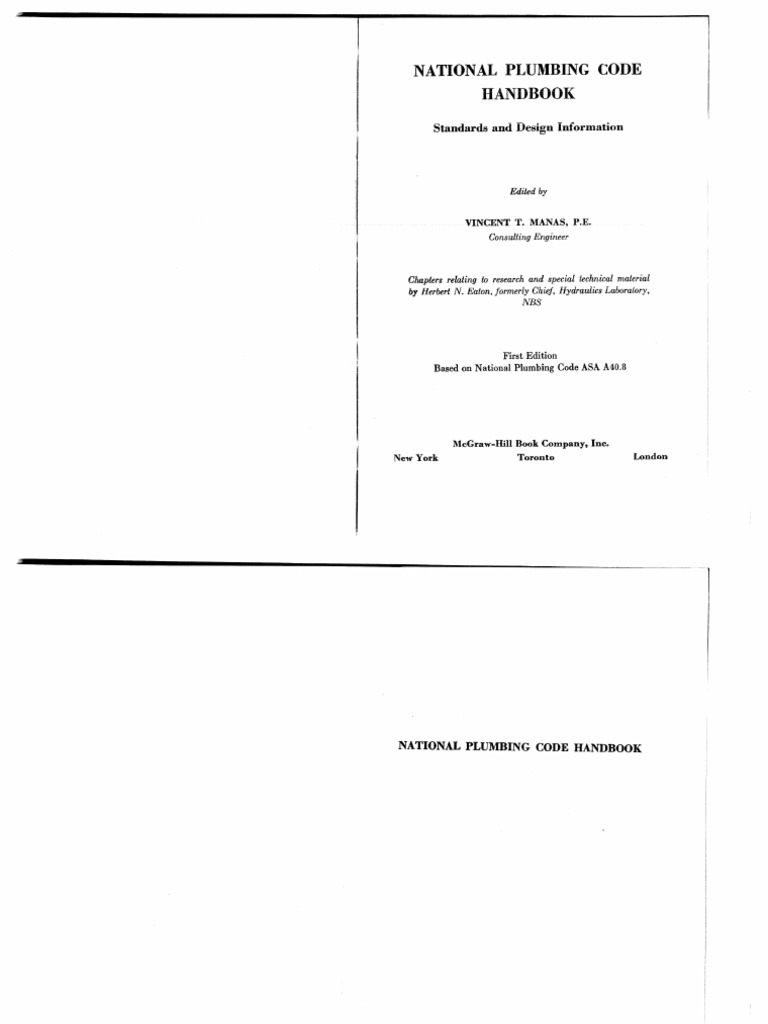 National Plumbing Code | PDF