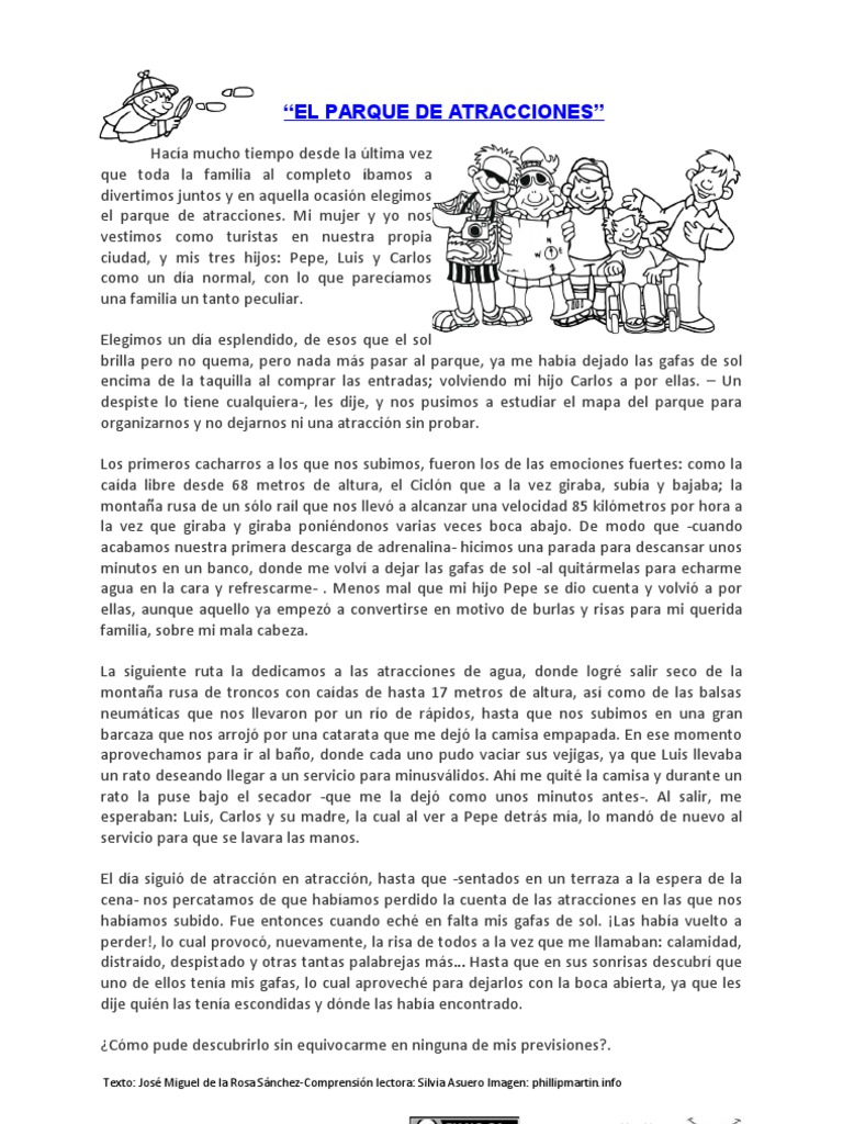 Aventura Familiar en el Parque de Atracciones | PDF | Ocio